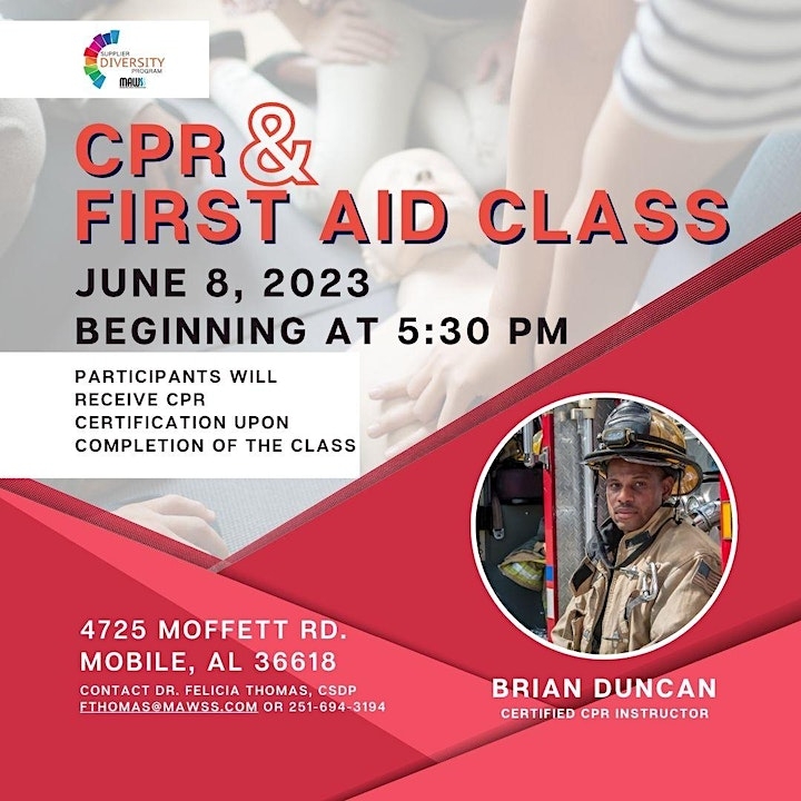 First Aid Training Flyer