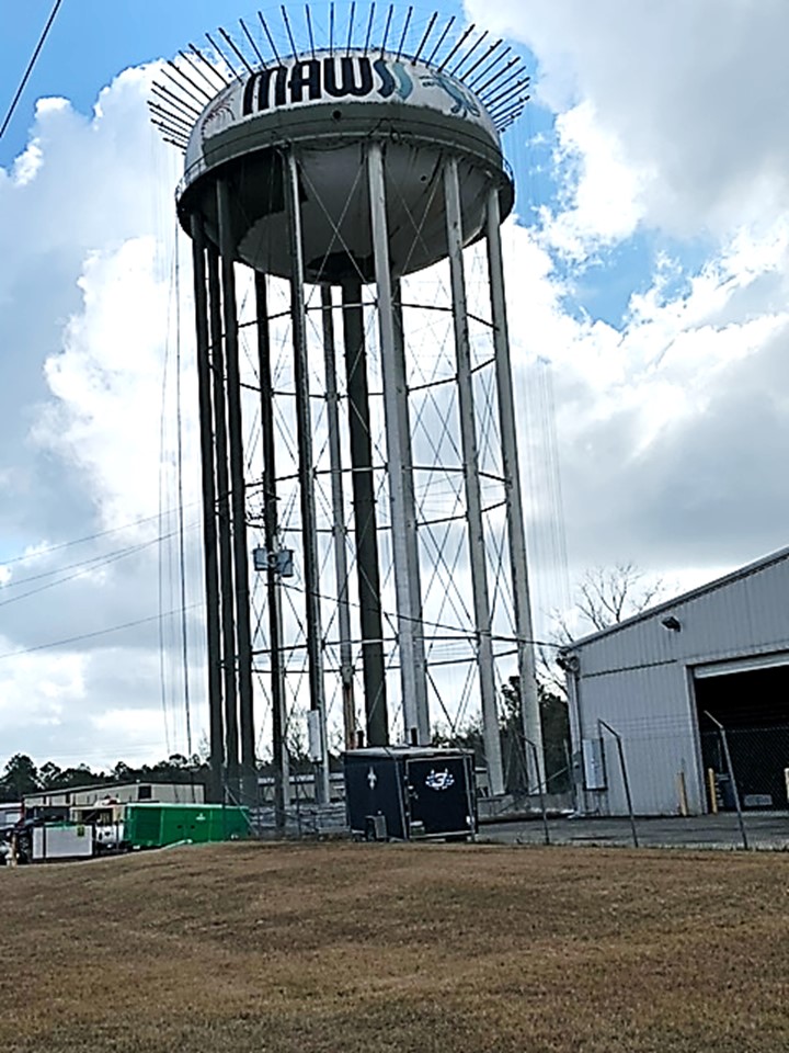 Island Road Elevated Storage Tank Painting